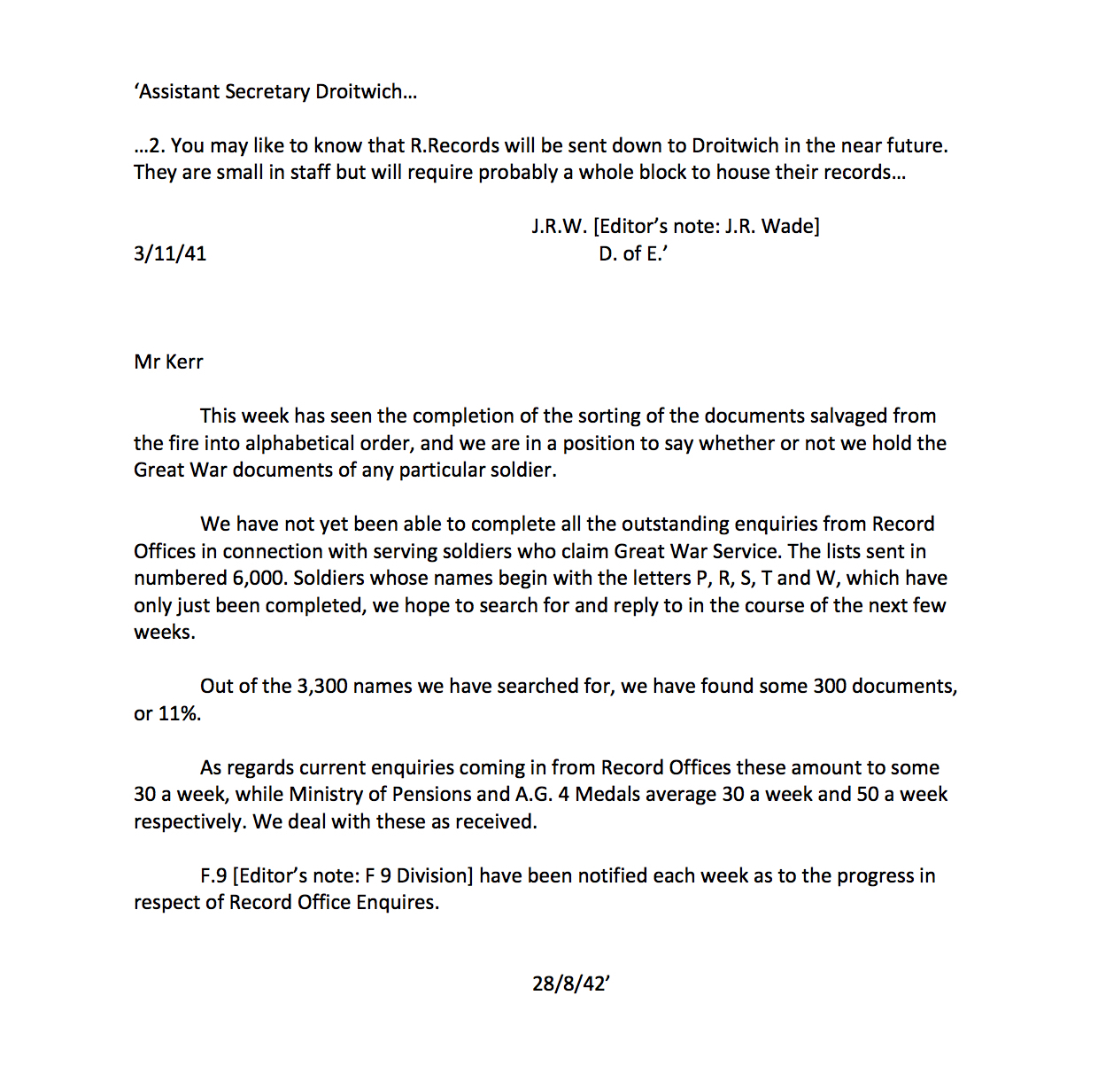 Postscript: Droitwich and saving the ‘Burnt Records’/the problem of ...